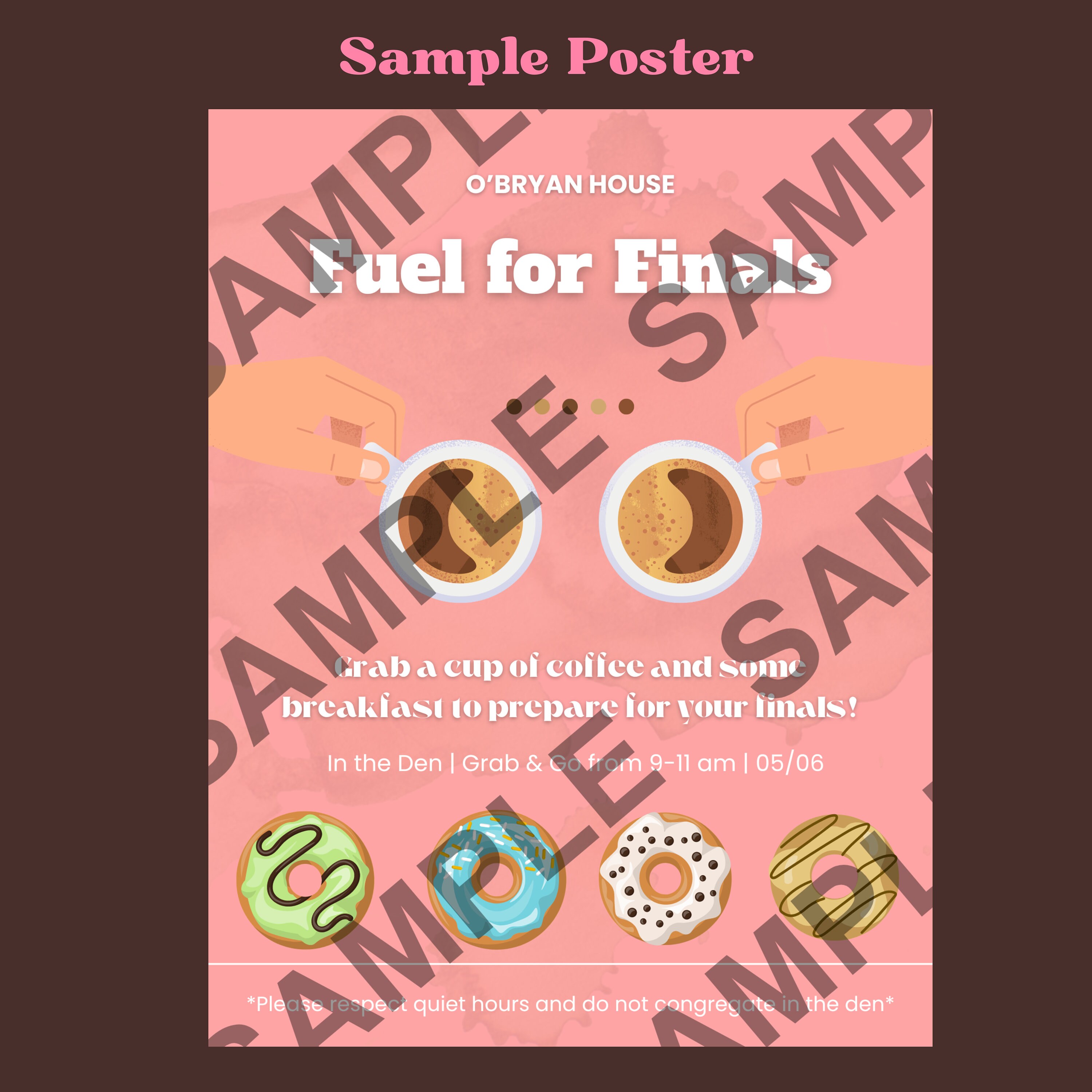 Editable Breakfast Event Canva Poster Template RA Flyer Customizable ...