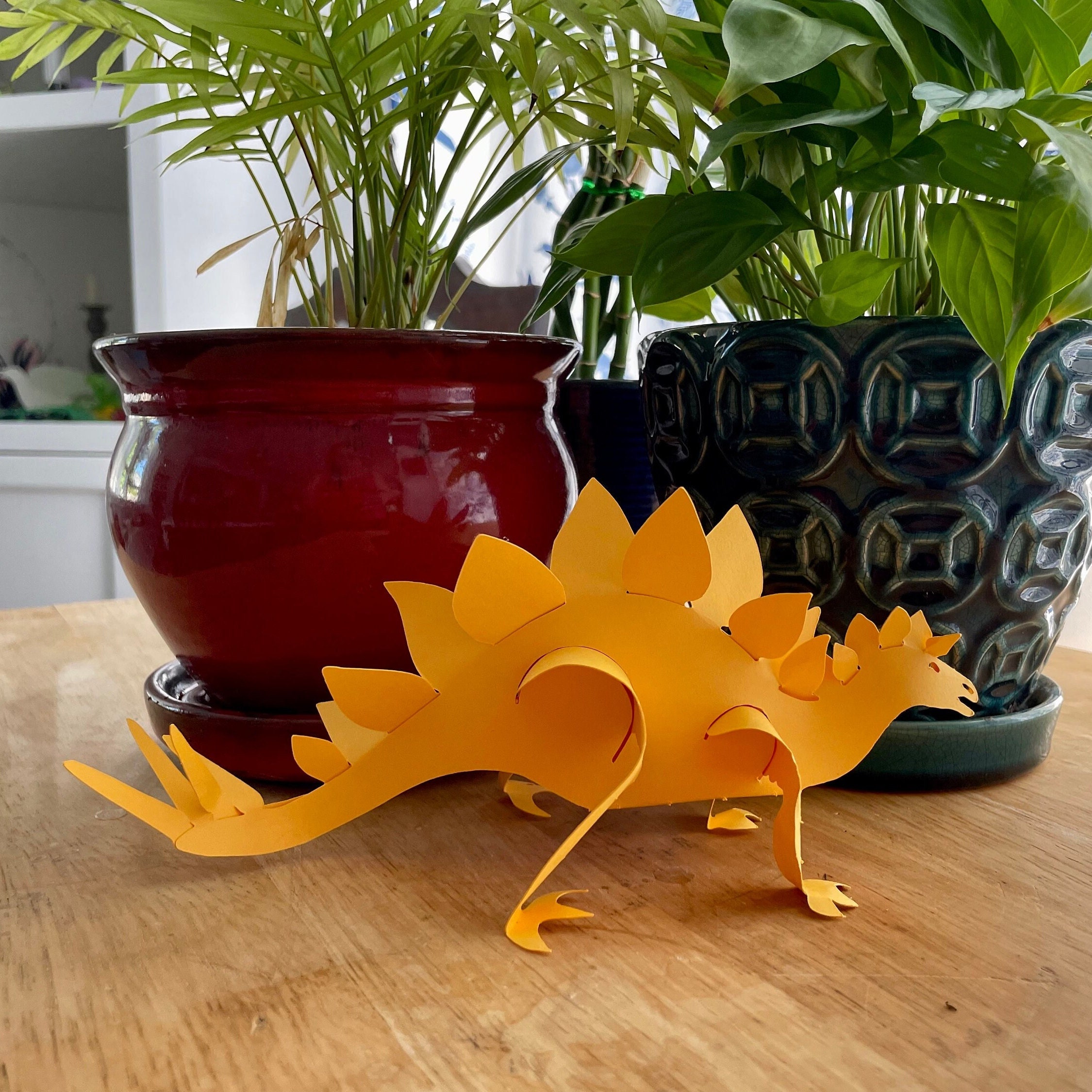 3D Paper Stegosaurus Cutting Machine Pattern. Engaging - Etsy