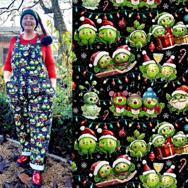 Plus Christmas Overalls - Etsy