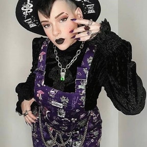 Elementals Dungarees. Jambats. Stunning Deep Mystical Print in Soft ...