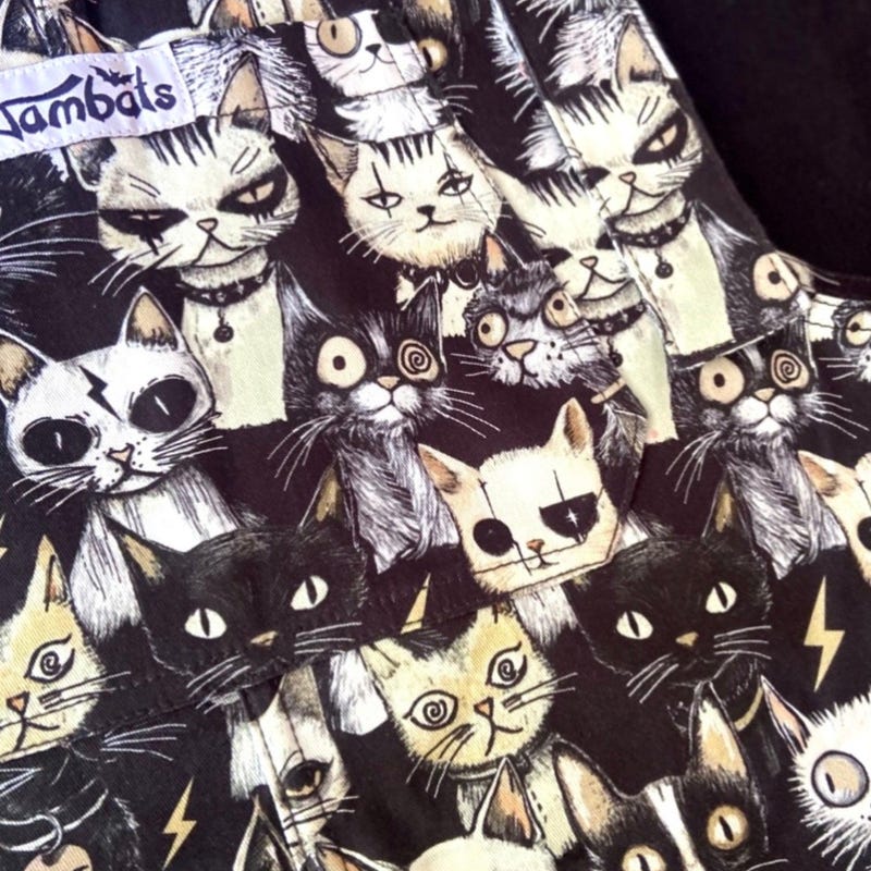 Goth Dungarees Overalls - Etsy