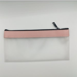 Simple Transparent TPU Leather Pencil Pouch Pencil Bag Pencil Pouch ...