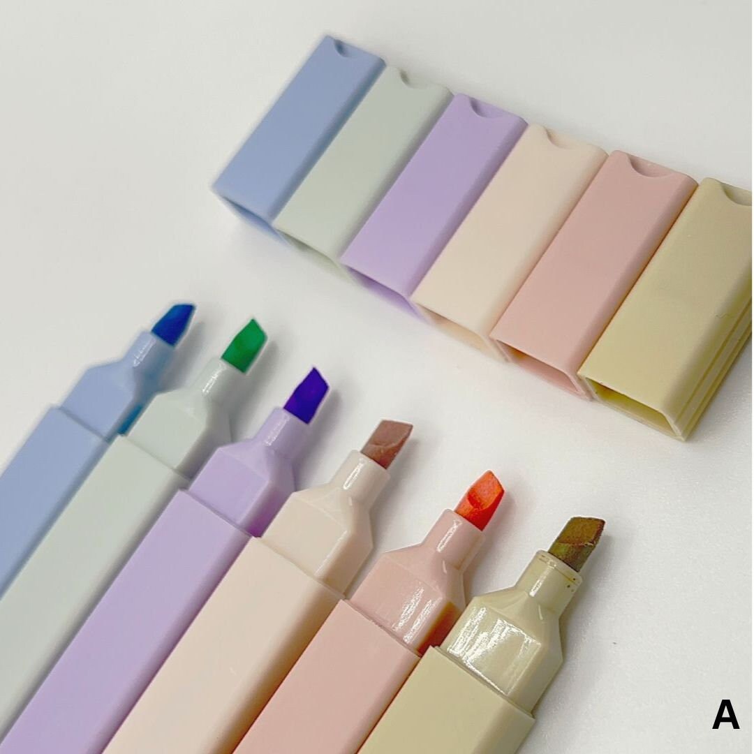 Macaron Highlighters Pastel Marker & Highlighter - Etsy Australia