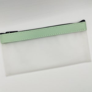 Simple Transparent TPU Leather Pencil Pouch Pencil Bag Pencil Pouch ...