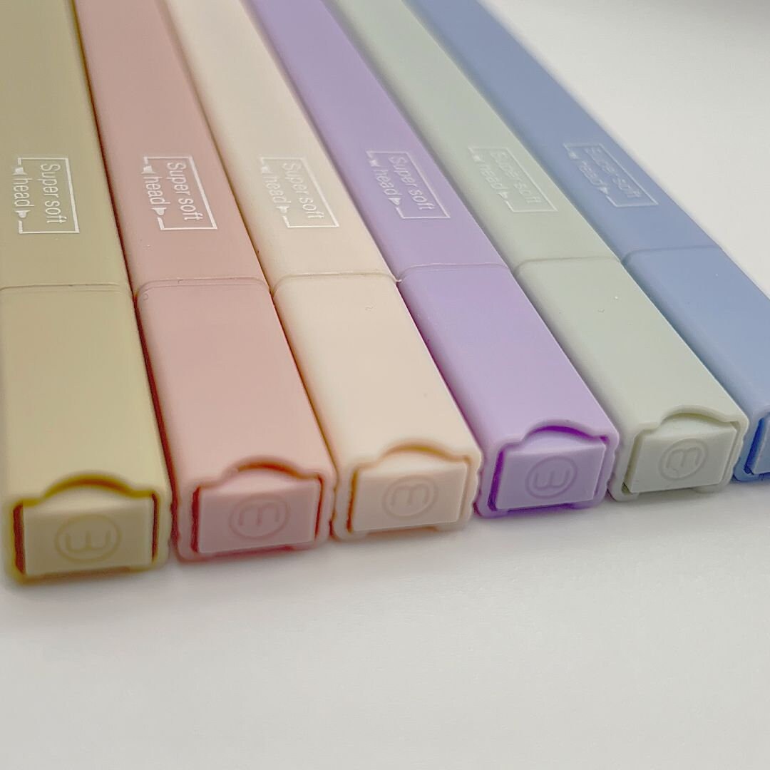 Macaron Highlighters Pastel Marker & Highlighter - Etsy UK