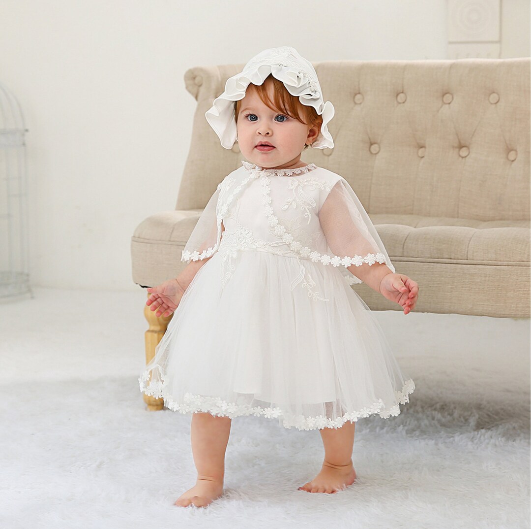 Boho White Lace Flower Girl Dress White Crochetwhite Tulle Etsy