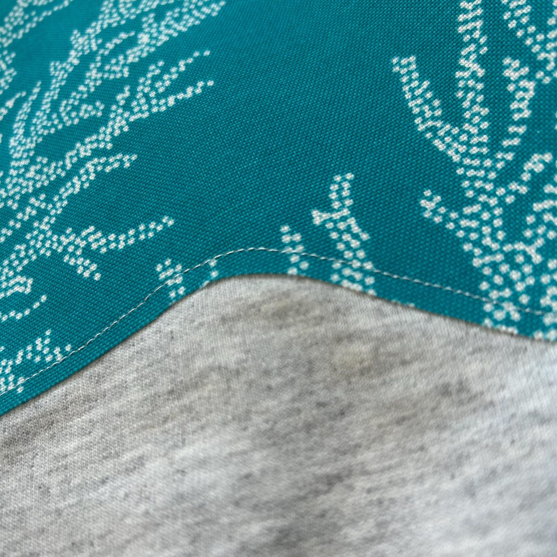 Stingray Hoodie | Coral Teal Sewn Fabric | Beachy | Coastal Cove | See ...