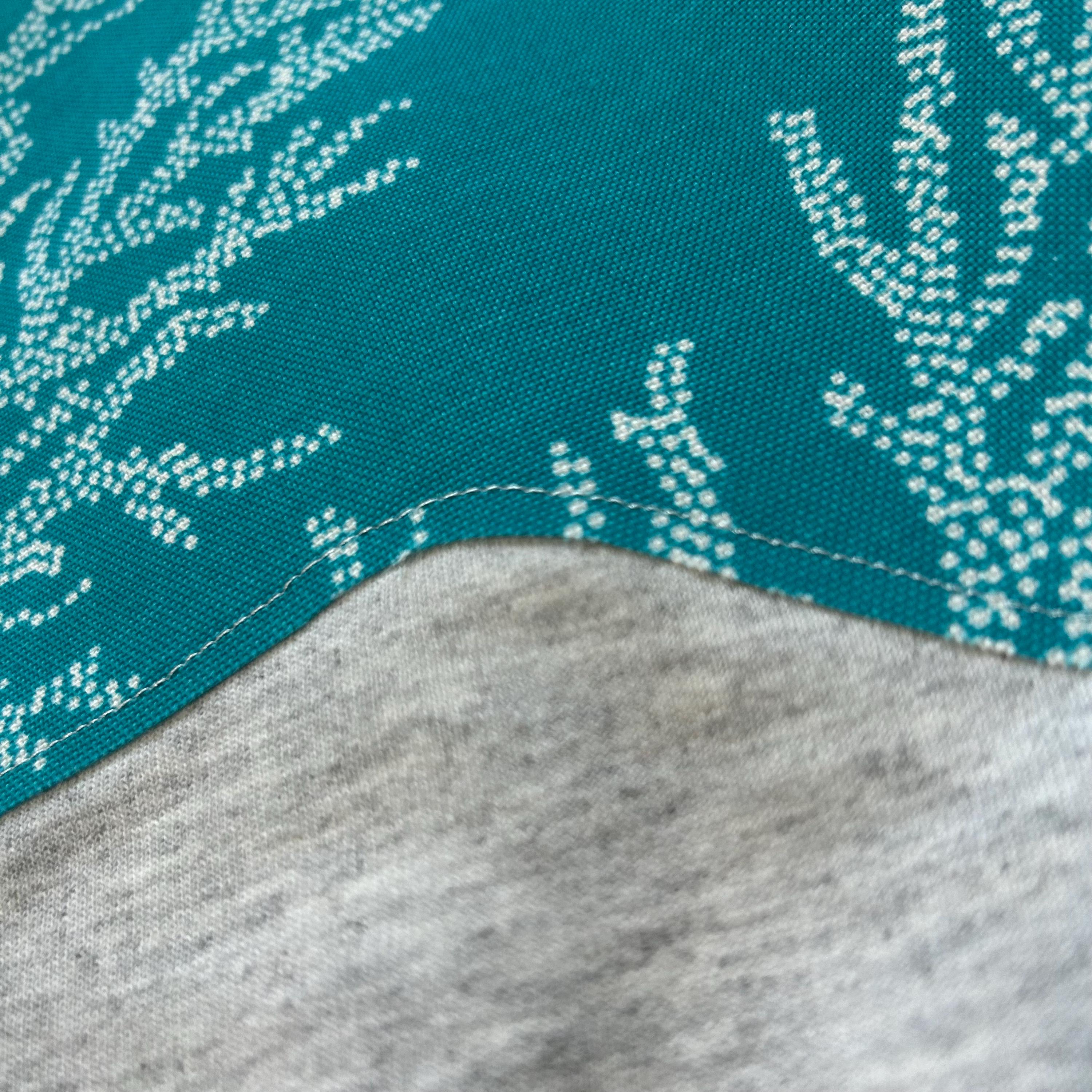 Stingray Hoodie | Coral Teal Sewn Fabric | Beachy | Coastal Cove | See ...