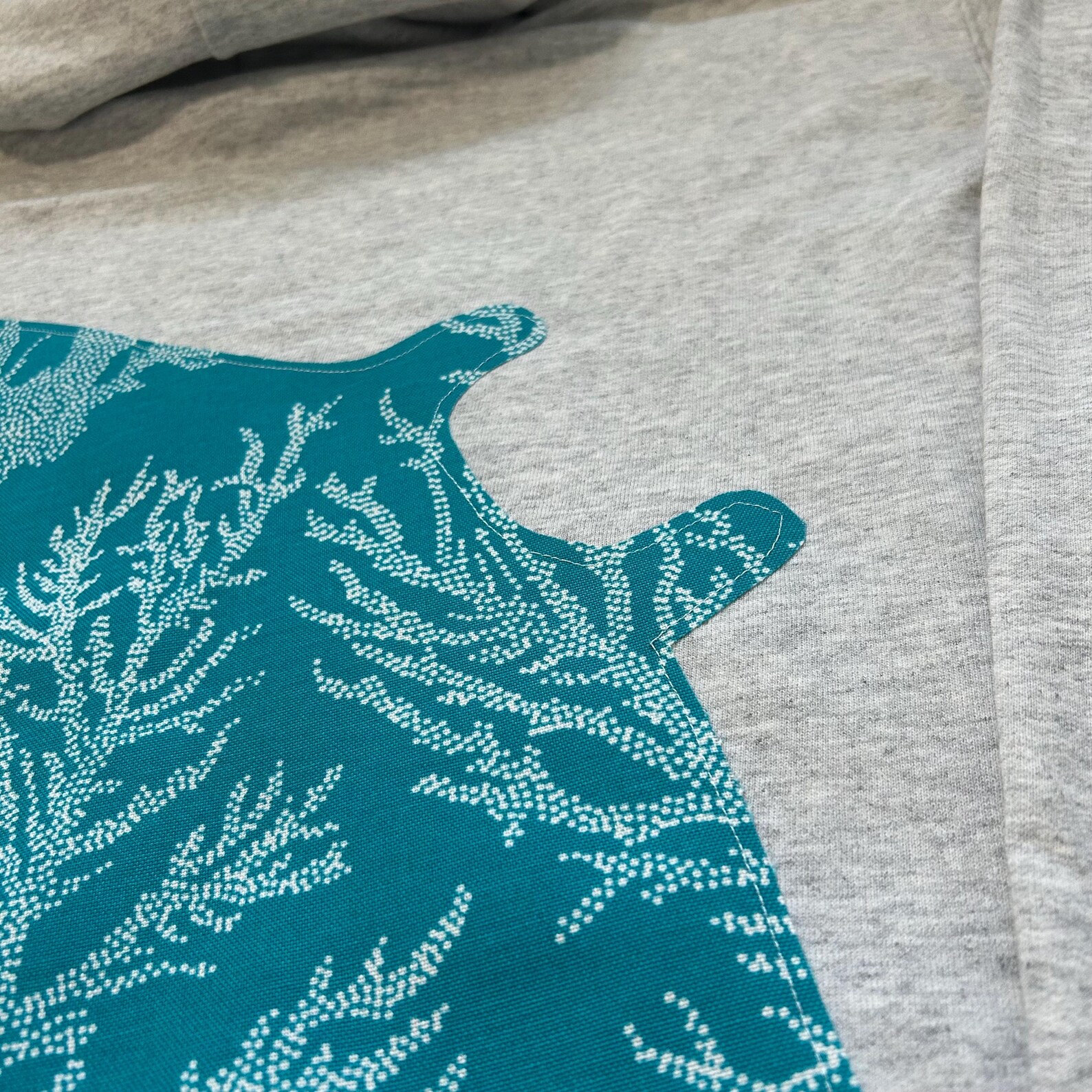Stingray Hoodie | Coral Teal Sewn Fabric | Beachy | Coastal Cove | See ...