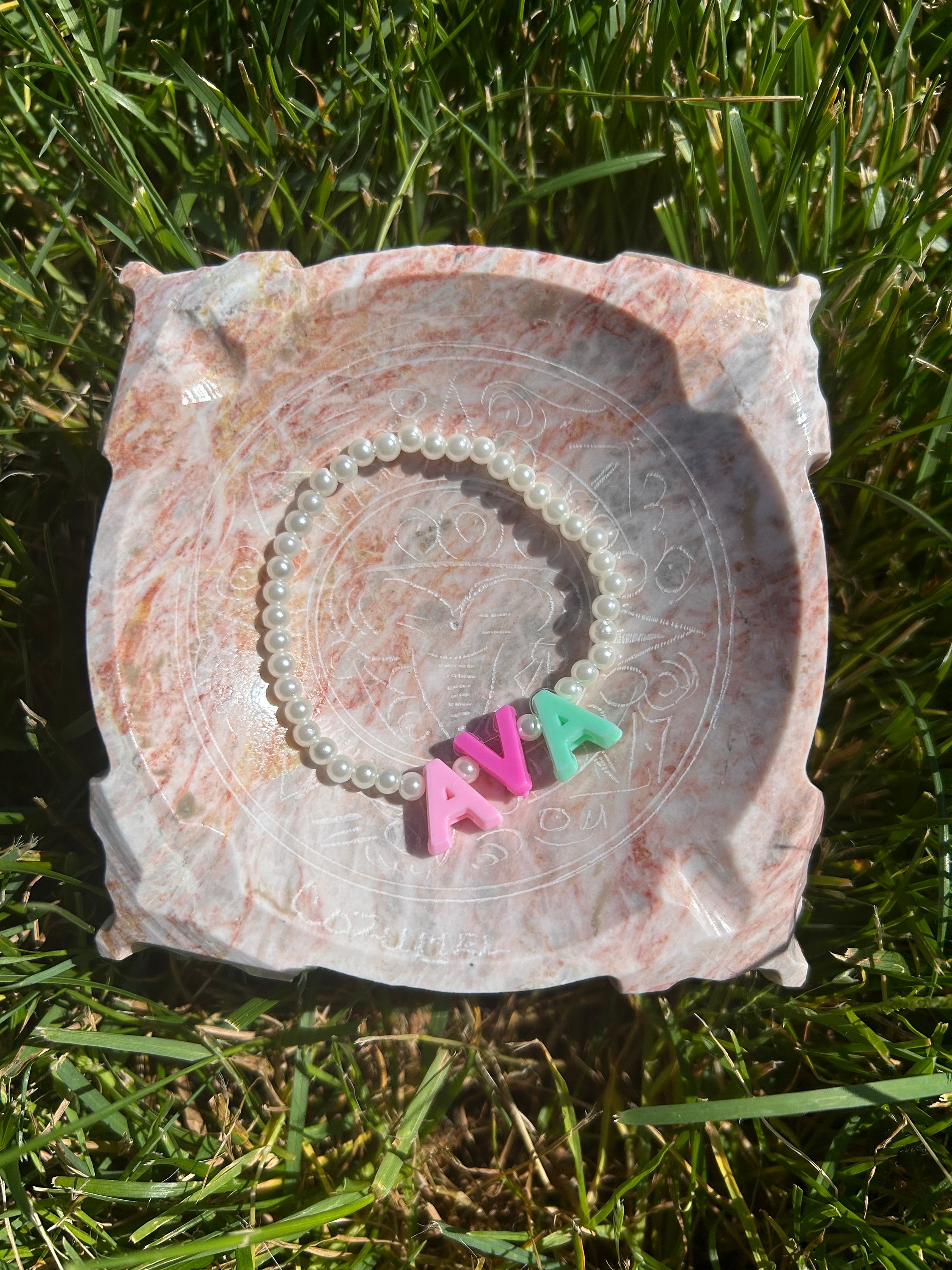 Preppy Bracelets Name Bracelet Peace Sign Bracelet Aesthetic Jewelry ...