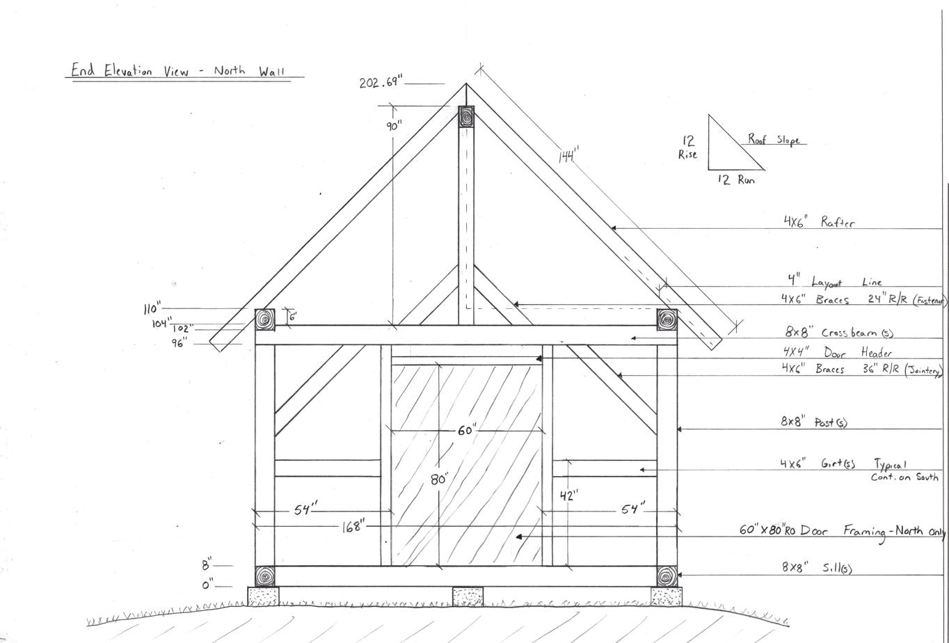 14'x14' Timber Frame Kit- 100% Precut, Labeled and Ready to Assemble - Etsy