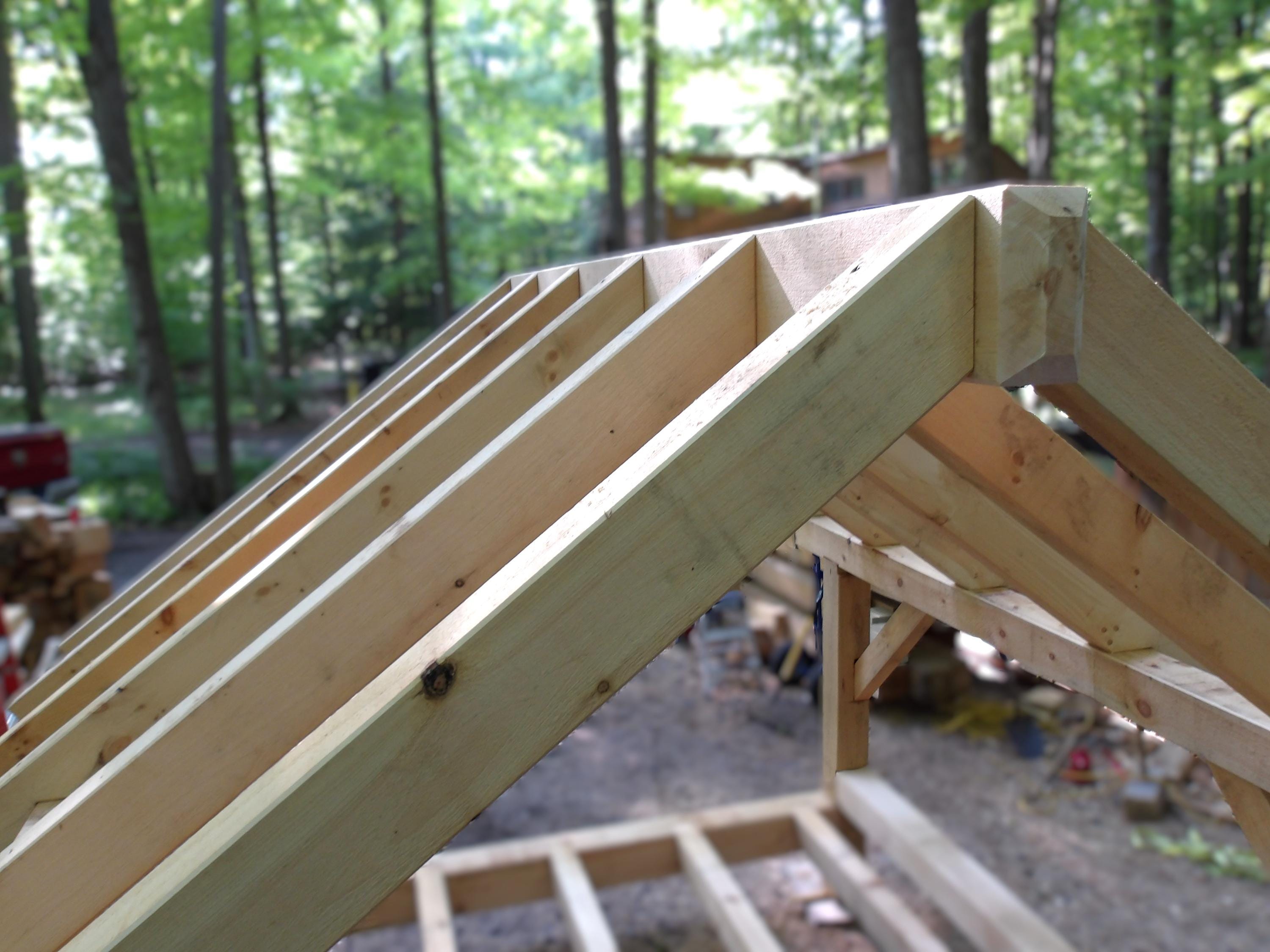 9'x9' Camping Shelter Timber Frame Kit- 100% Precut, Labeled and Ready ...