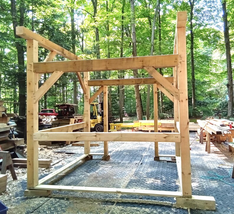 10'x10' Timber Frame - 100% Precut, Labeled and Ready to Assemble - Etsy