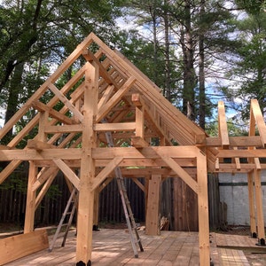 14x20' Timber Frame Kit - Etsy UK