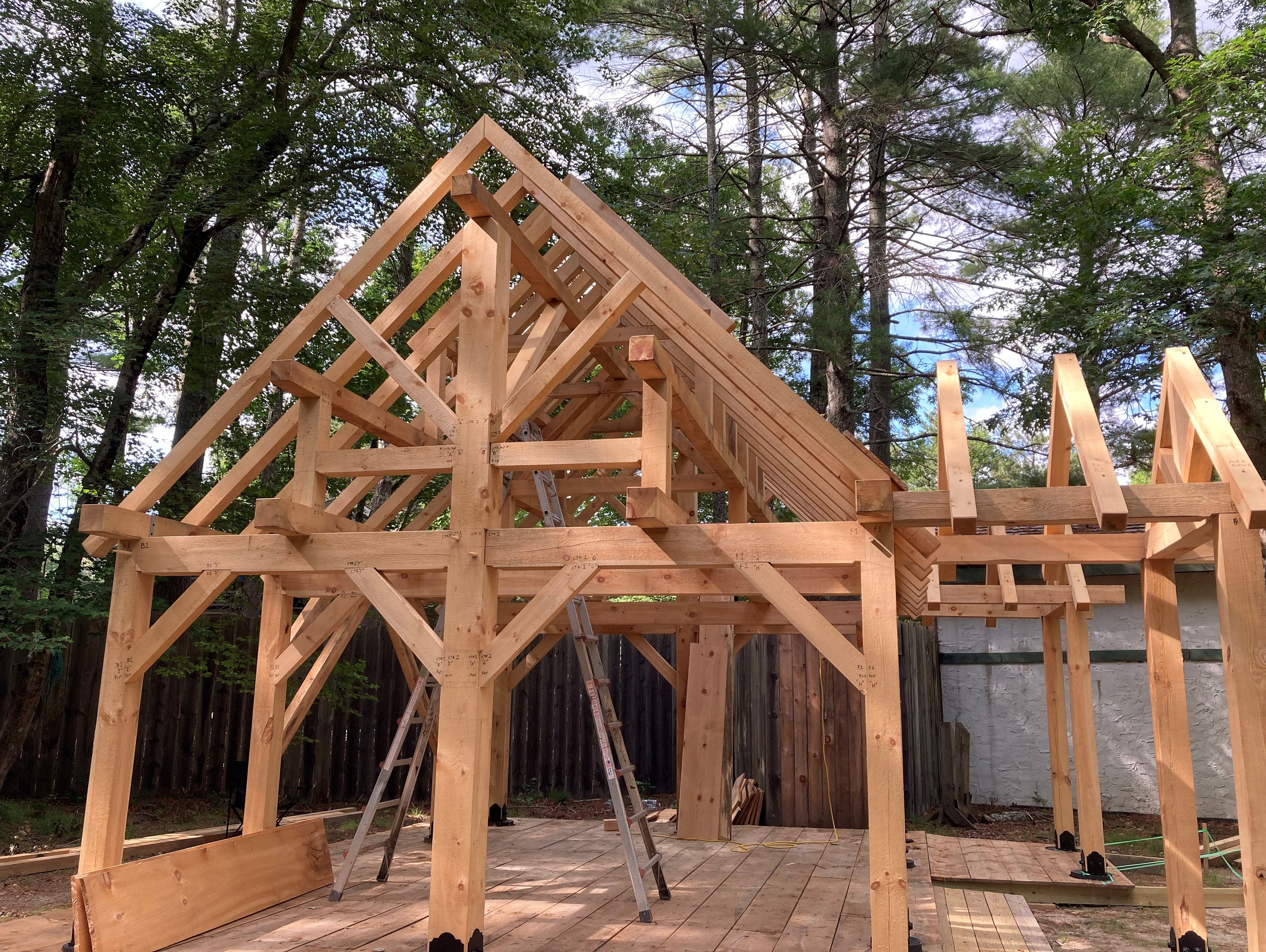 14x20' Timber Frame- 100% Precut, Labeled and Ready to Assemble - Etsy