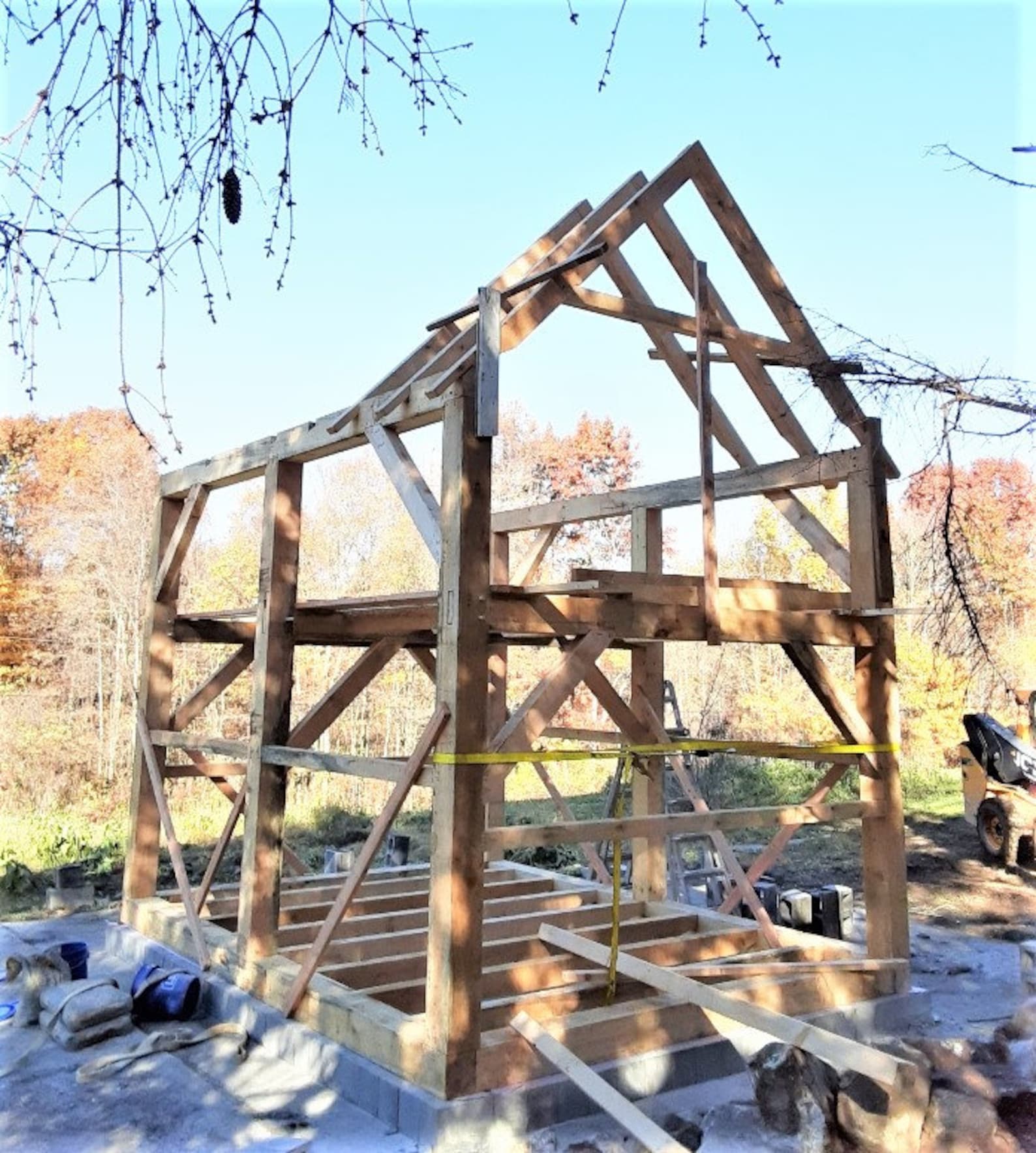12x16' Timber Frame Kit - Etsy