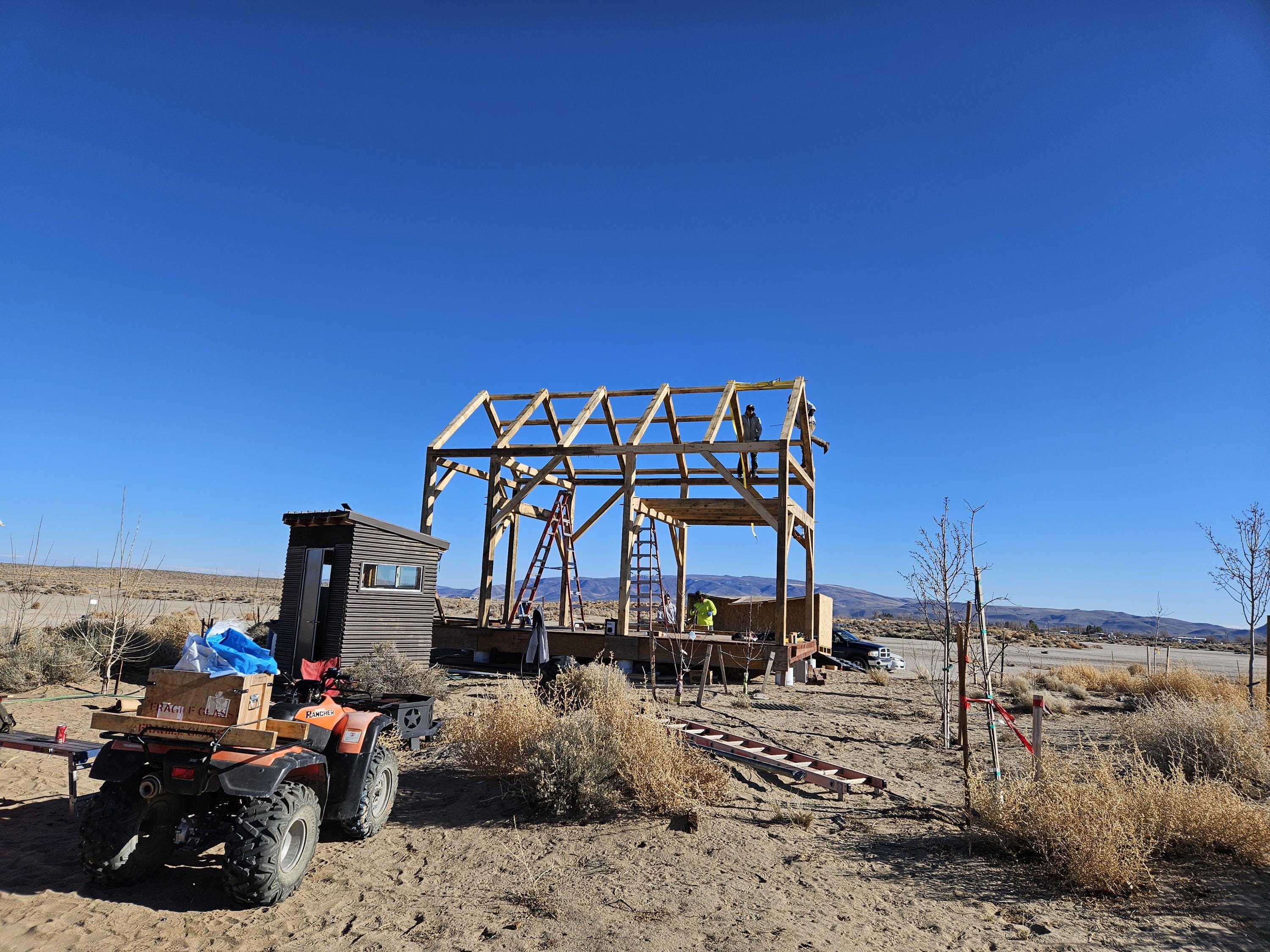 14'x25' Timber Frame Kit- 100% Precut, Labeled and Ready to Assemble - Etsy