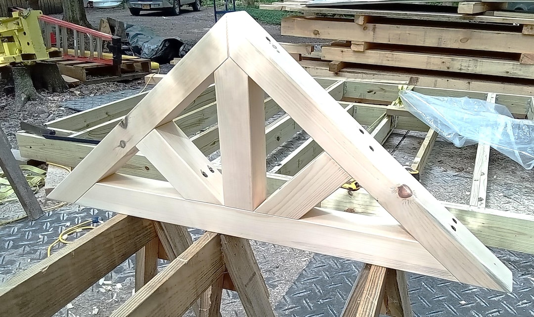 Decorative Truss for Roof Gable- Multiple Sizes and Roof Slopes ...