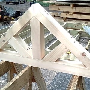 Decorative Truss for Roof Gable- Multiple Sizes and Roof Slopes ...