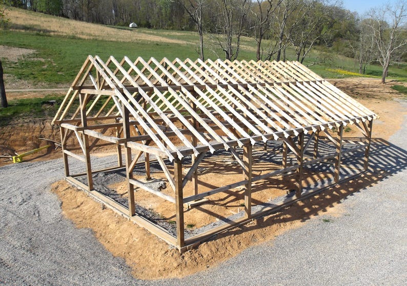 40'x50' Barn Frame- 100% Precut, Labeled and Ready to Assemble - Etsy