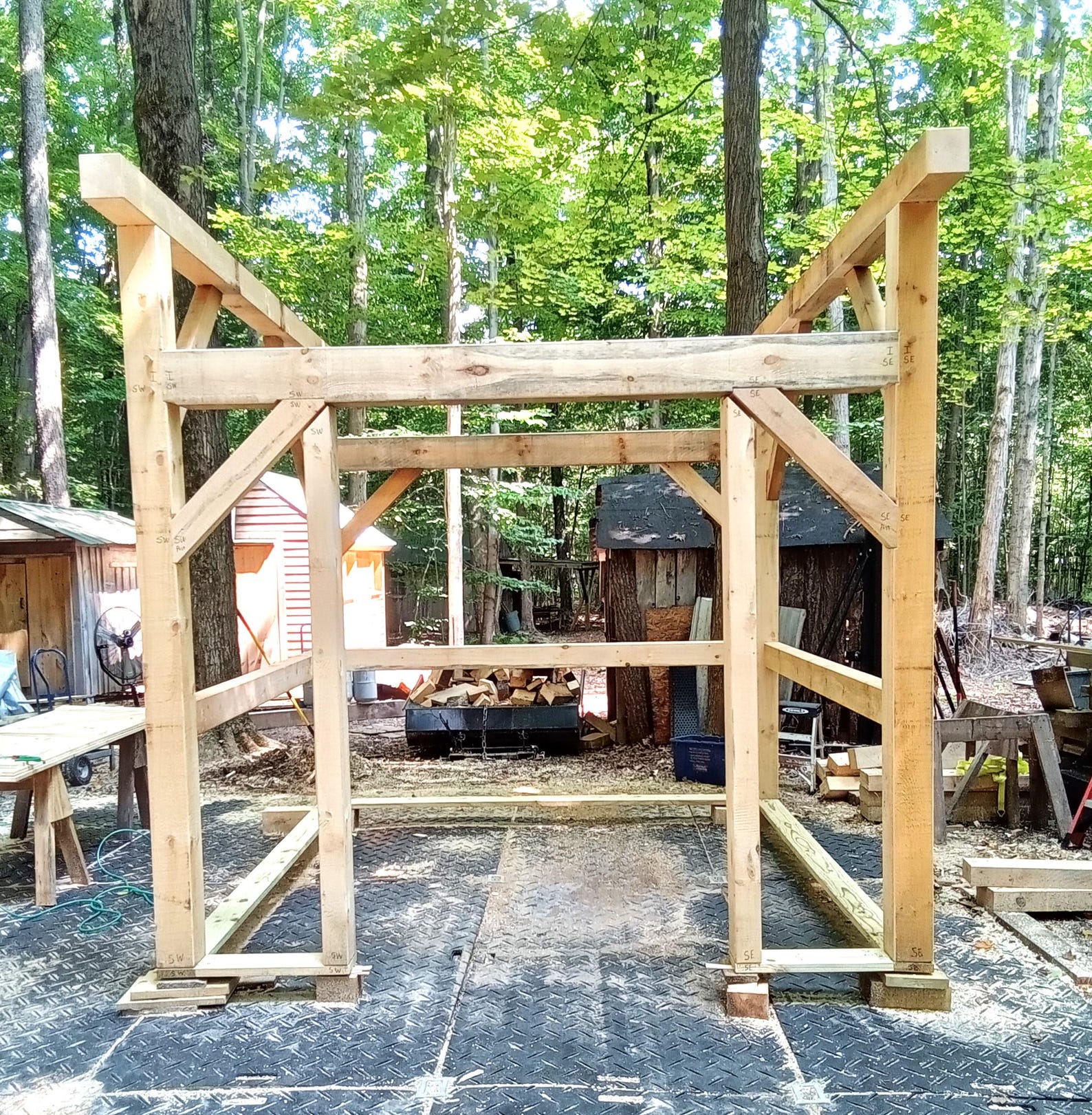 10'x10' Timber Frame - 100% Precut, Labeled and Ready to Assemble - Etsy
