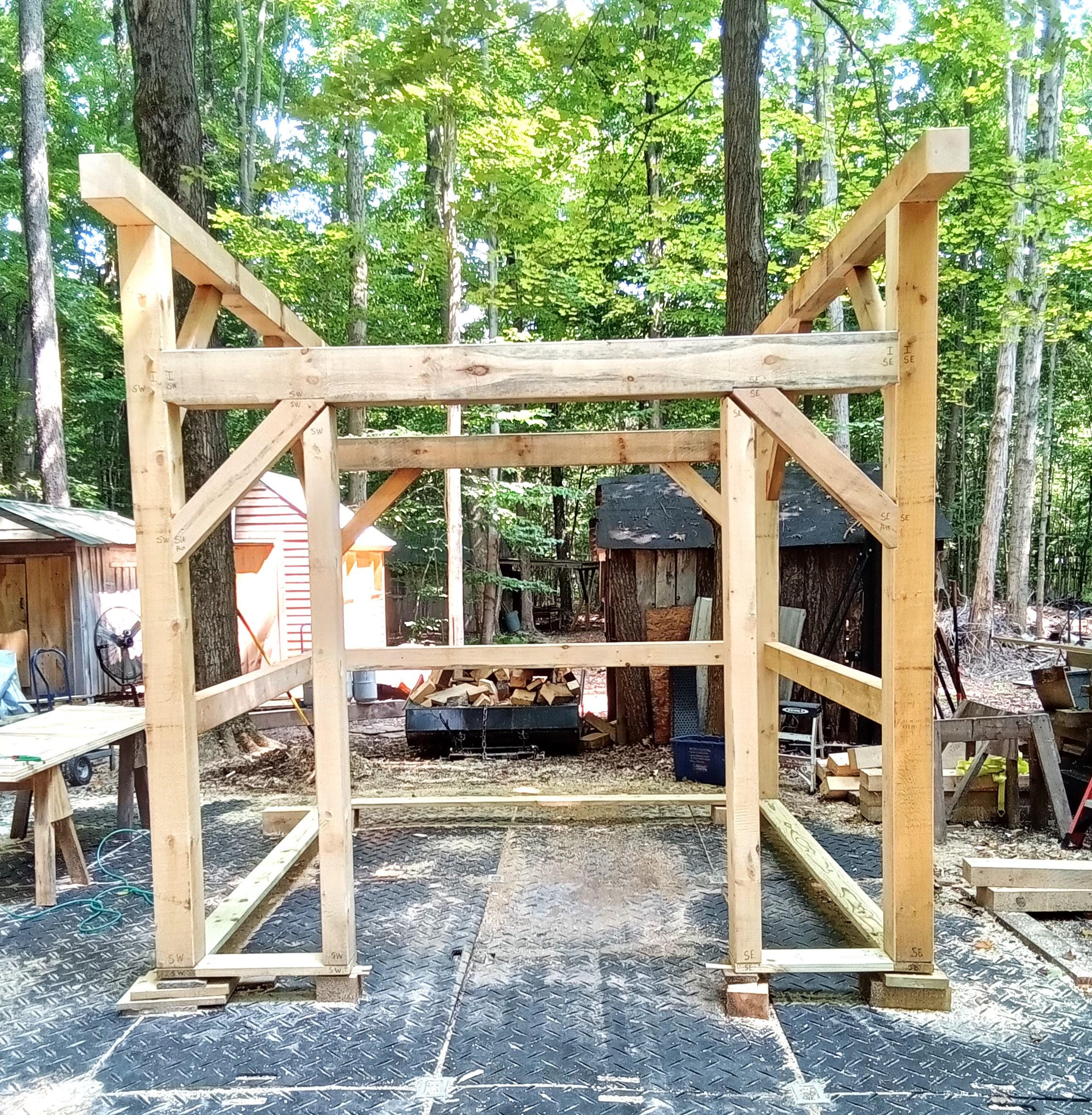 10'x10' Timber Frame - 100% Precut, Labeled and Ready to Assemble - Etsy