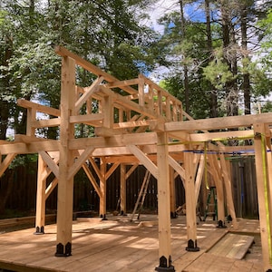 14x20' Timber Frame- 100% Precut, Labeled and Ready to Assemble - Etsy