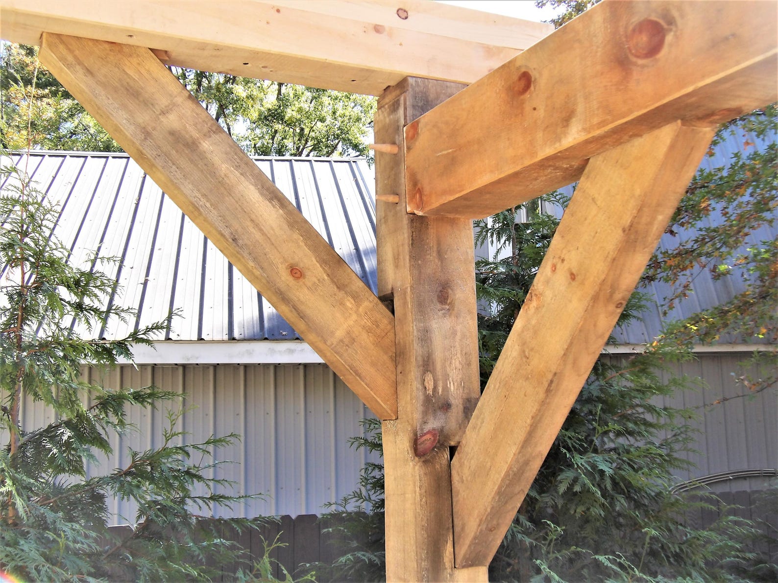 20'x 28' Saltbox Timber Frame Kit- 100% Precut, Labeled and Ready to ...