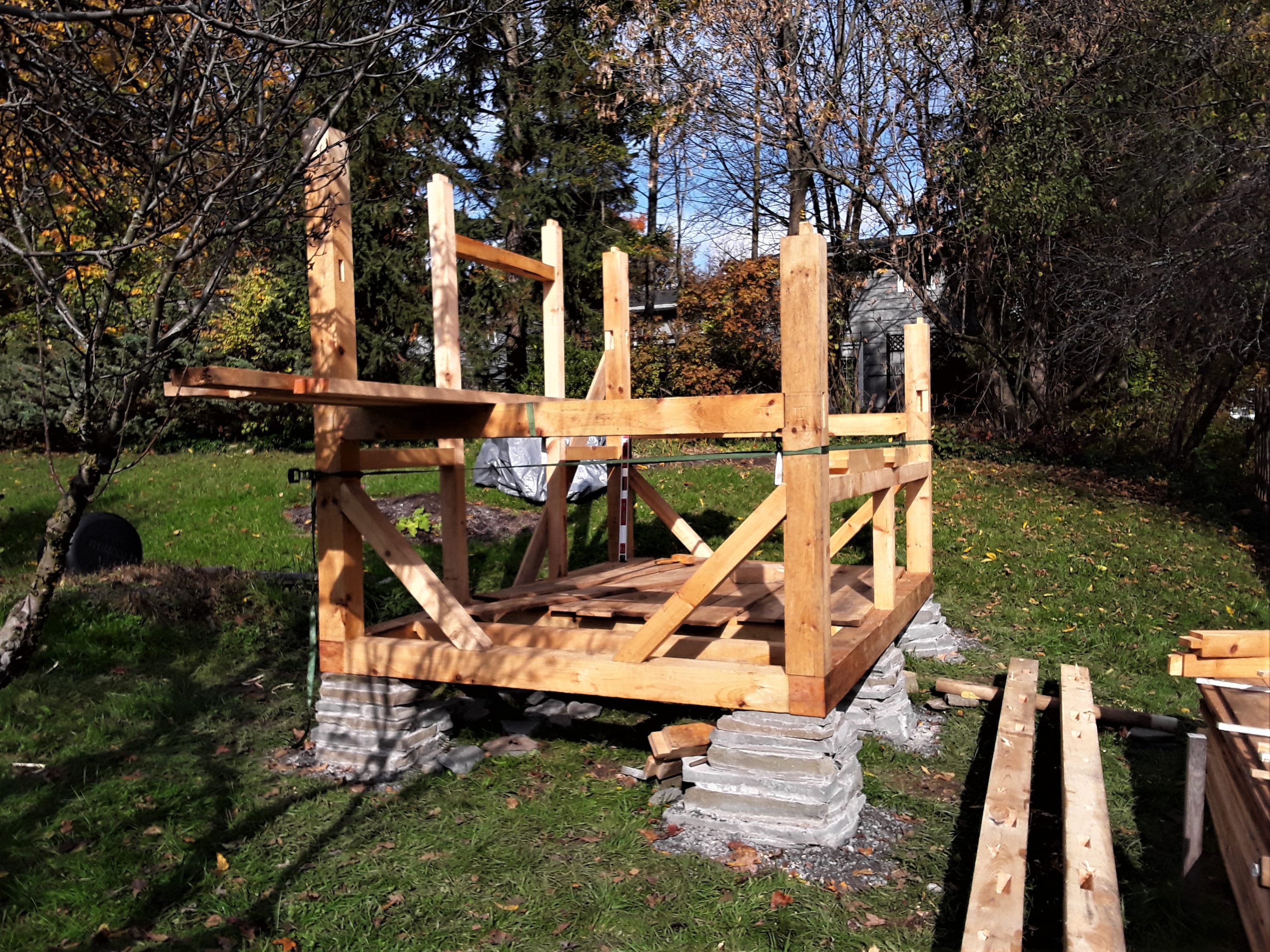 8'x12' Saltbox Timber Frame Kit - Etsy