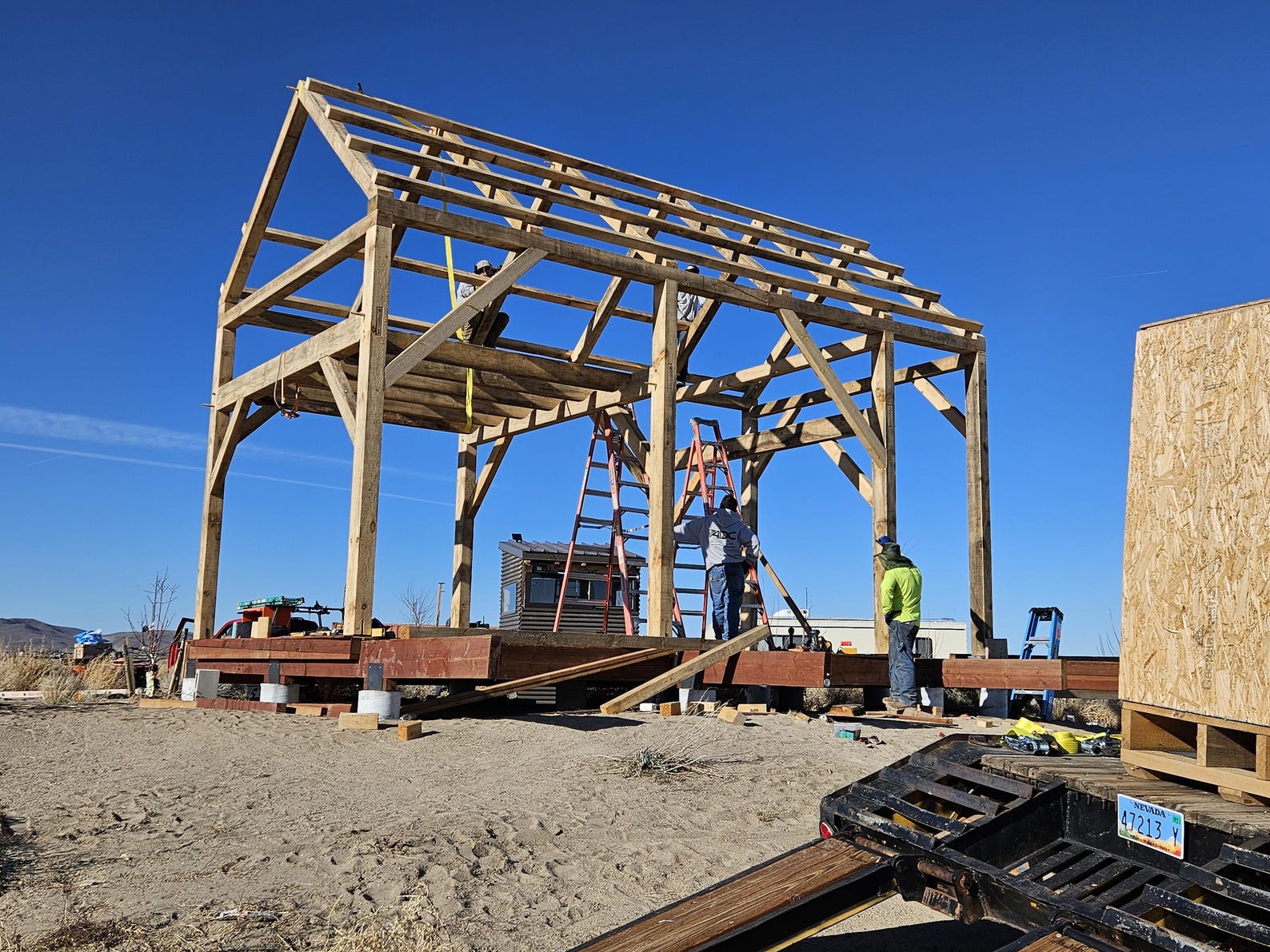 14'x25' Timber Frame Kit- 100% Precut, Labeled and Ready to Assemble - Etsy