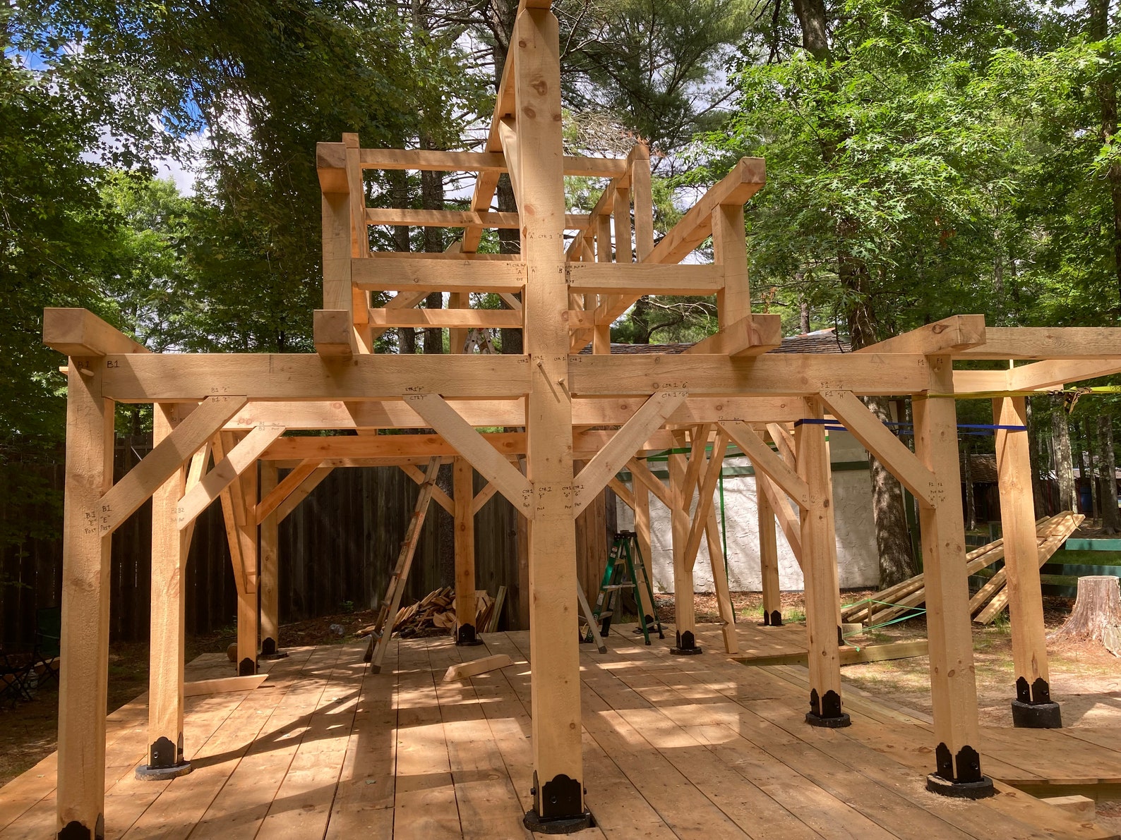 14x20' Timber Frame- 100% Precut, Labeled and Ready to Assemble - Etsy