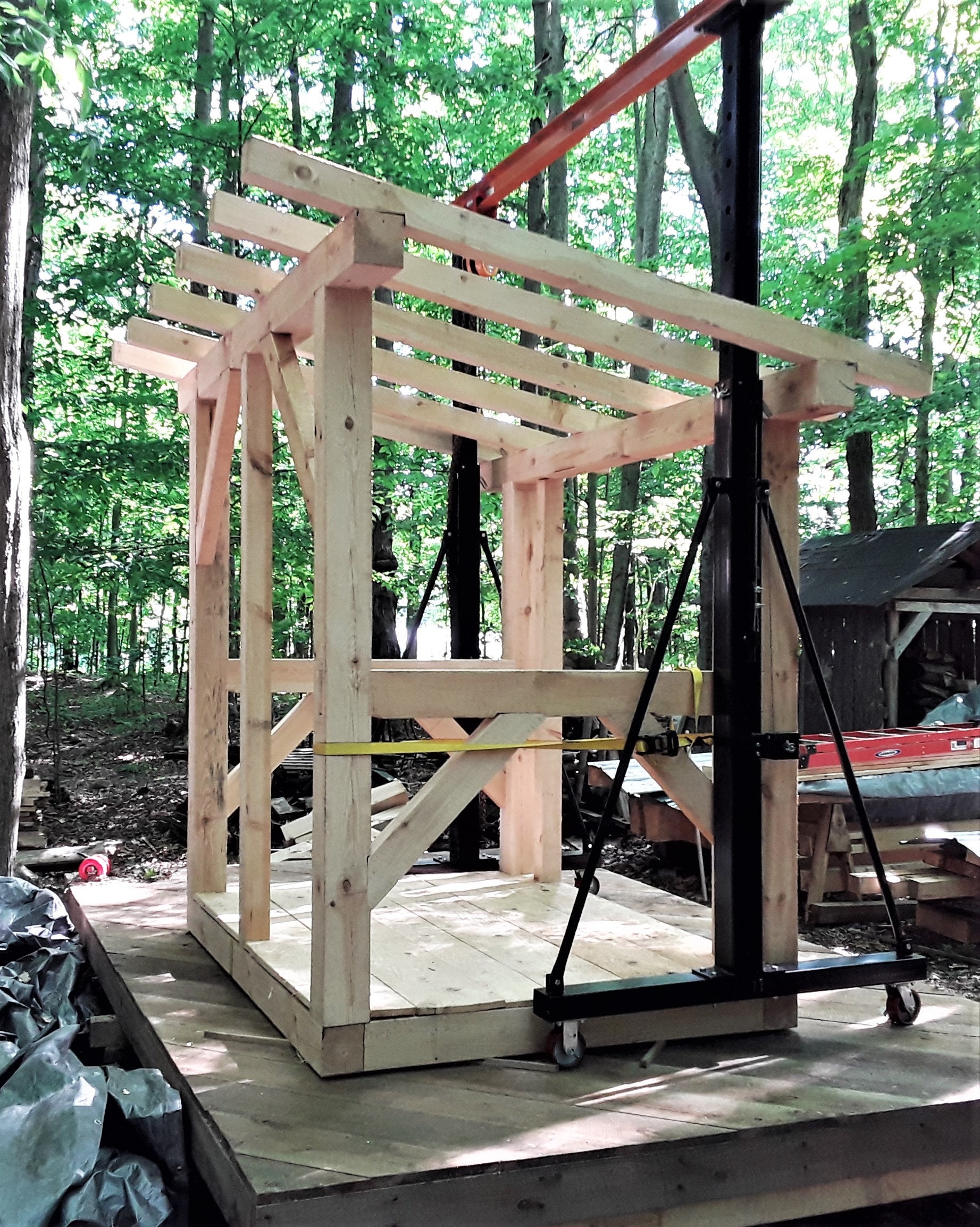 6x8' Timber Frame Kit - Etsy