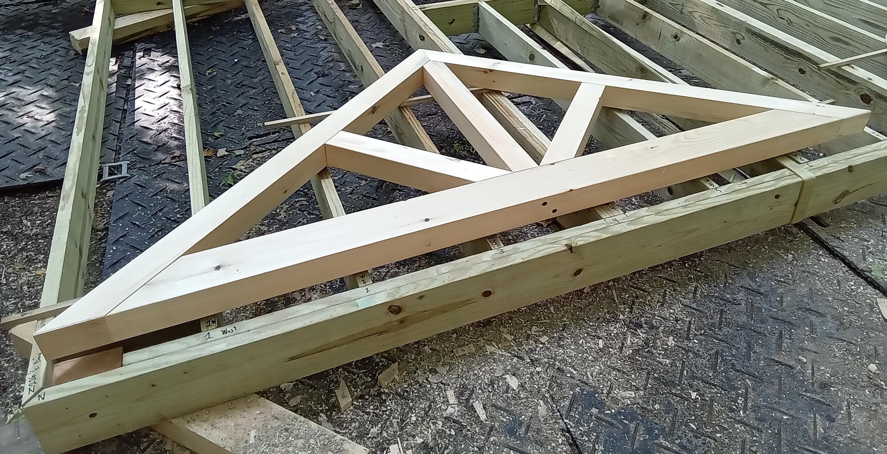 Decorative Truss for Roof Gable- Multiple Sizes and Roof Slopes ...