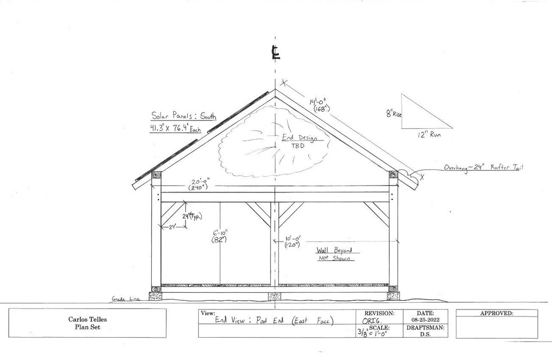 20x26' Pavilion Timber Frame -100% Precut, Labeled and Ready to ...