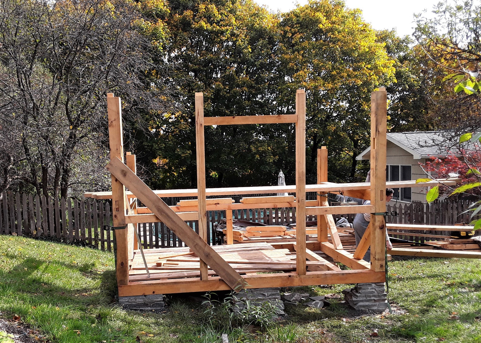 8'x12' Saltbox Timber Frame Kit - Etsy