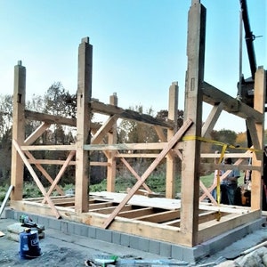 12x16' Timber Frame Kit - Etsy
