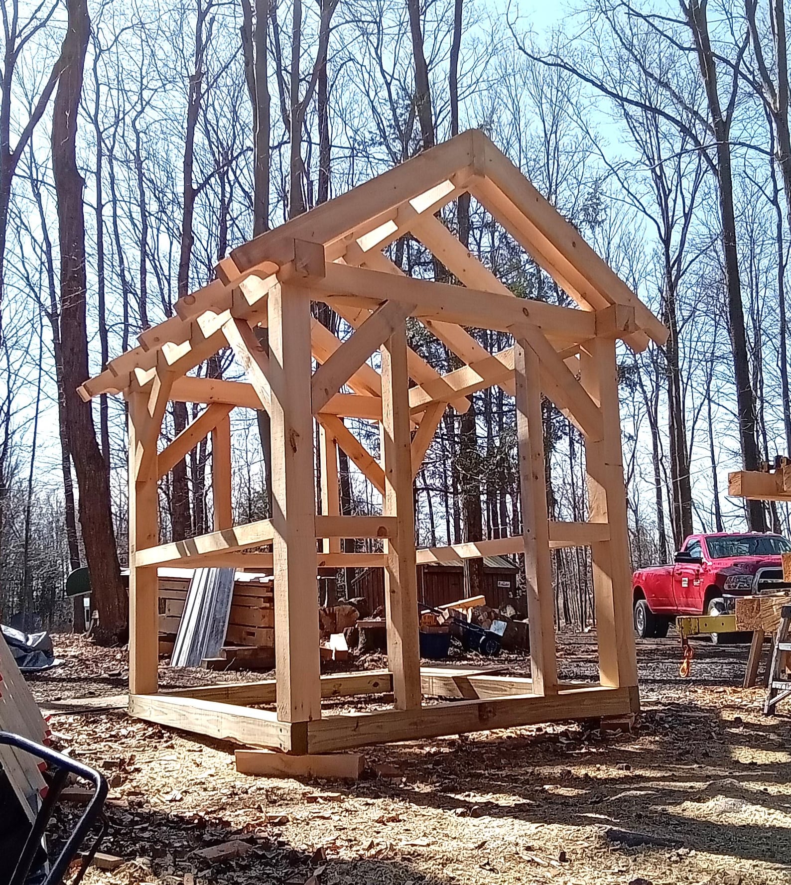 8'x10' Timber Frame- 100% Precut, Labeled and Ready to Assemble - Etsy