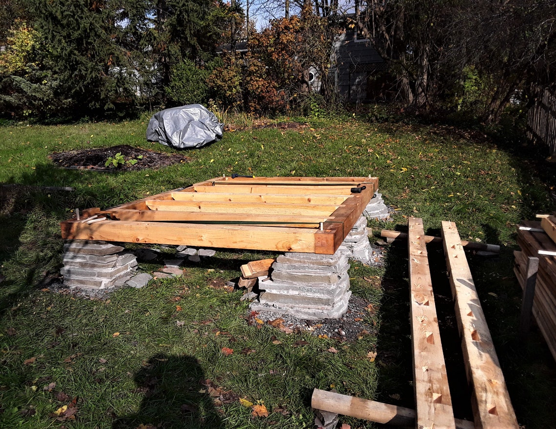 8'x12' Saltbox Timber Frame Kit - Etsy