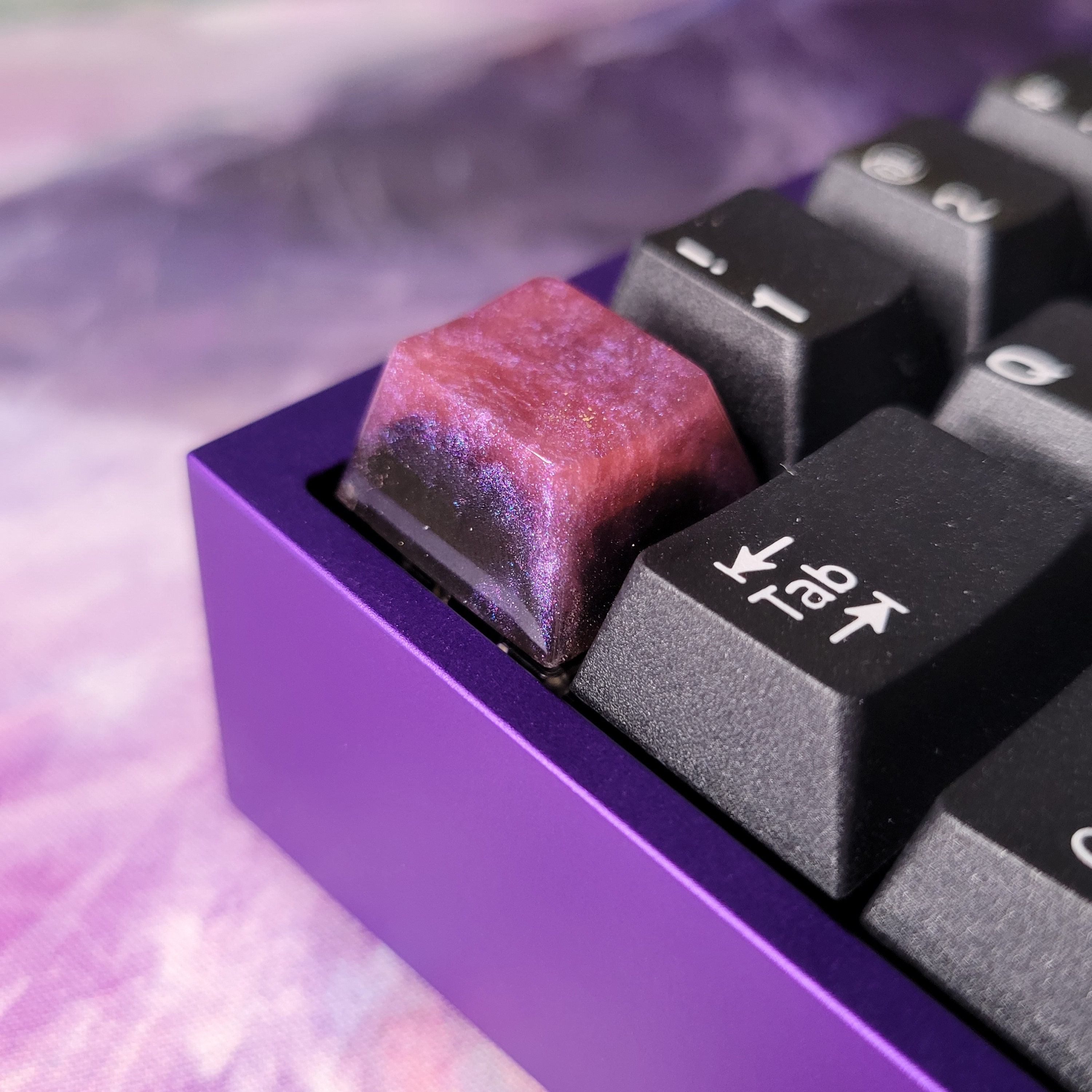 Raspberry Chocolate Artisan Resin Keycap - Etsy
