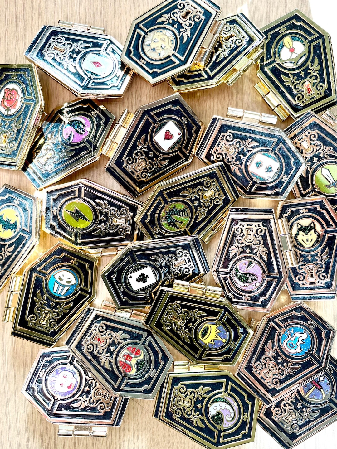 TWST: Coffin Style Hinged Enamel Pins - Etsy