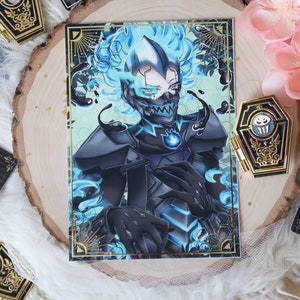 TWST: Overblot Golden Foil Postcard - Etsy