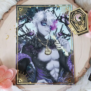 TWST: Overblot Golden Foil Postcard - Etsy