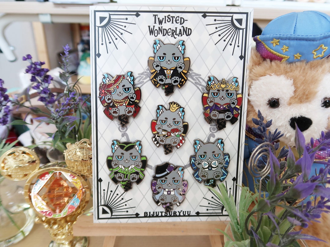 TWST: Mystery Dorm Grim Pins - Etsy
