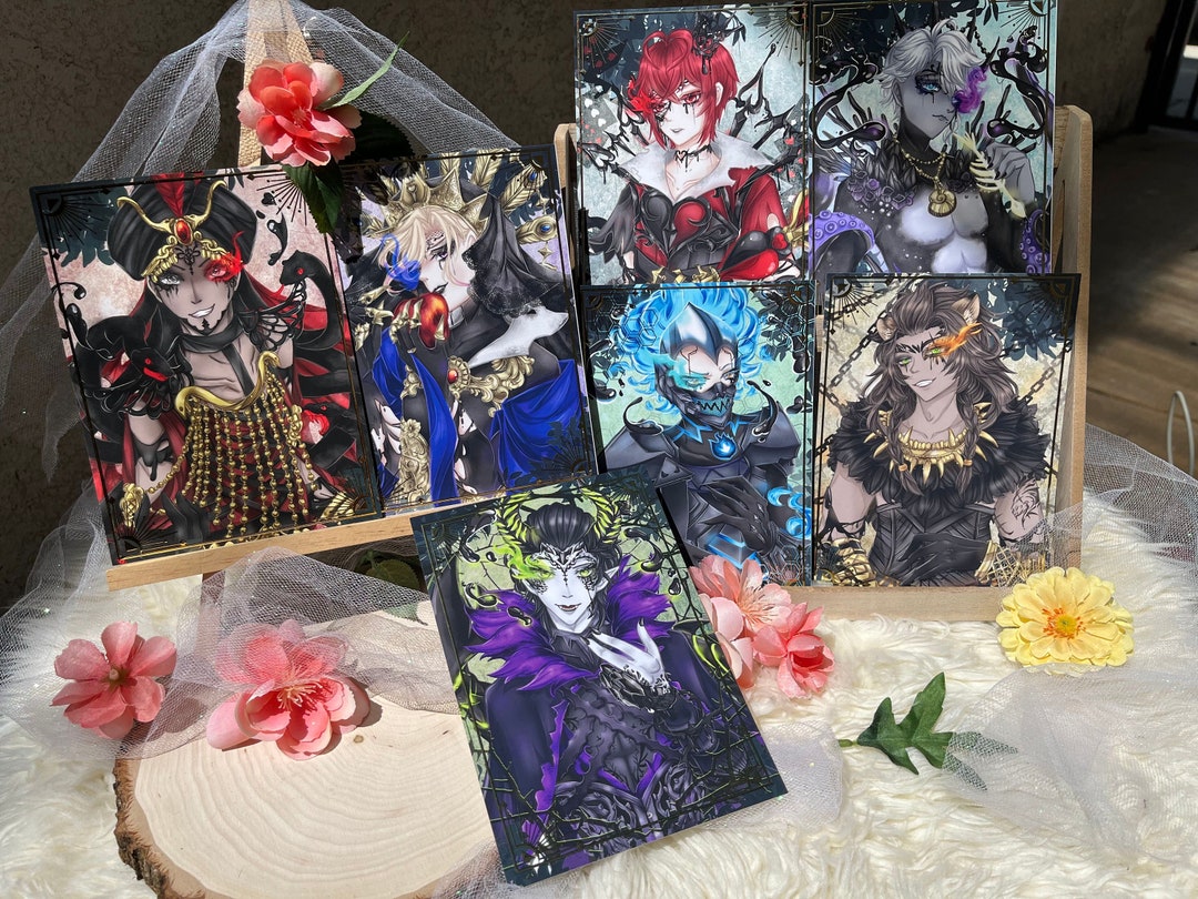 TWST: Overblot Golden Foil Postcard - Etsy