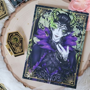 TWST: Overblot Golden Foil Postcard - Etsy