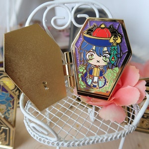 TWST: Coffin Style Hinged Enamel Pins - Etsy