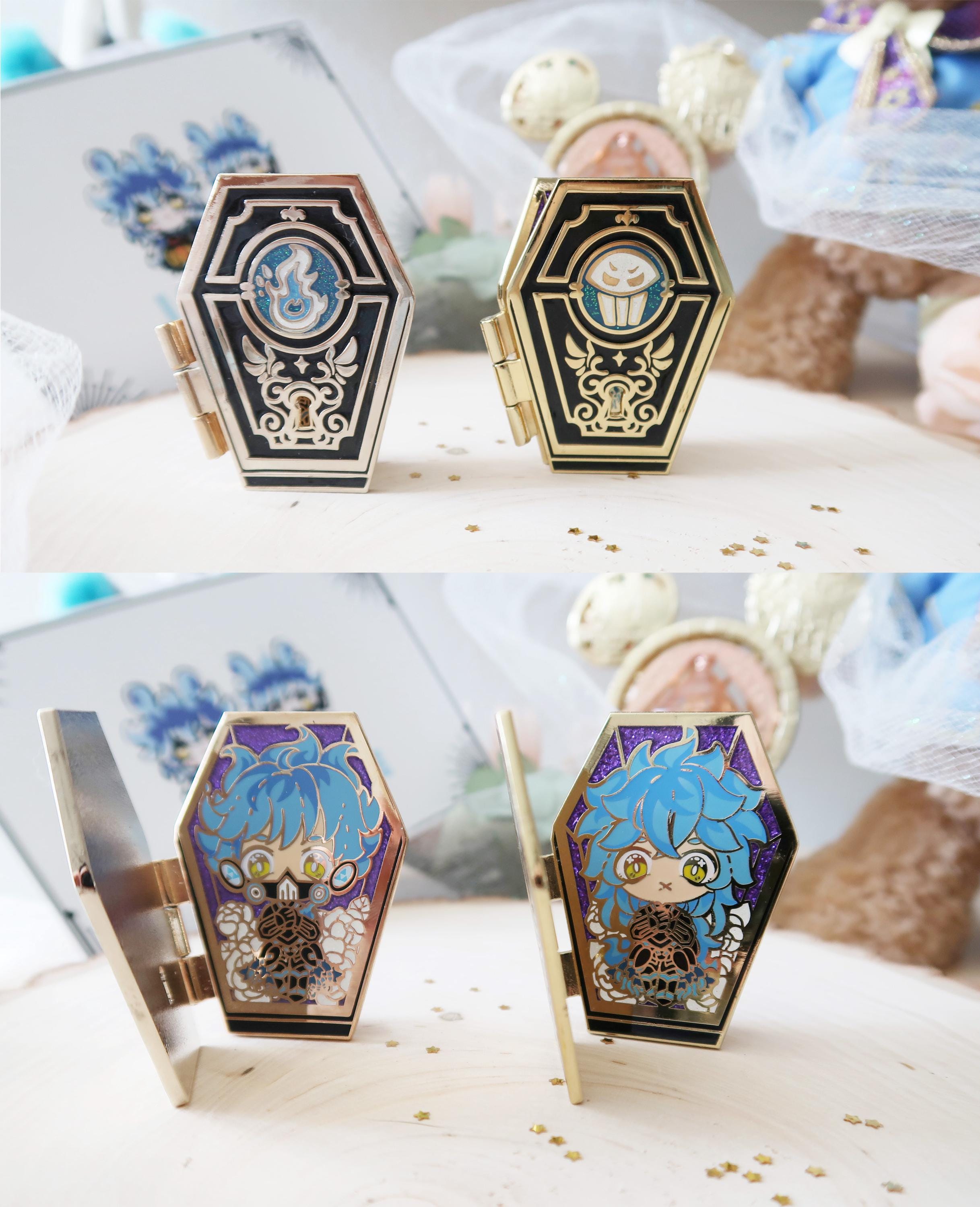 TWST: Coffin Style Hinged Enamel Pins - Etsy