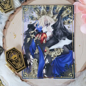 TWST: Overblot Golden Foil Postcard - Etsy