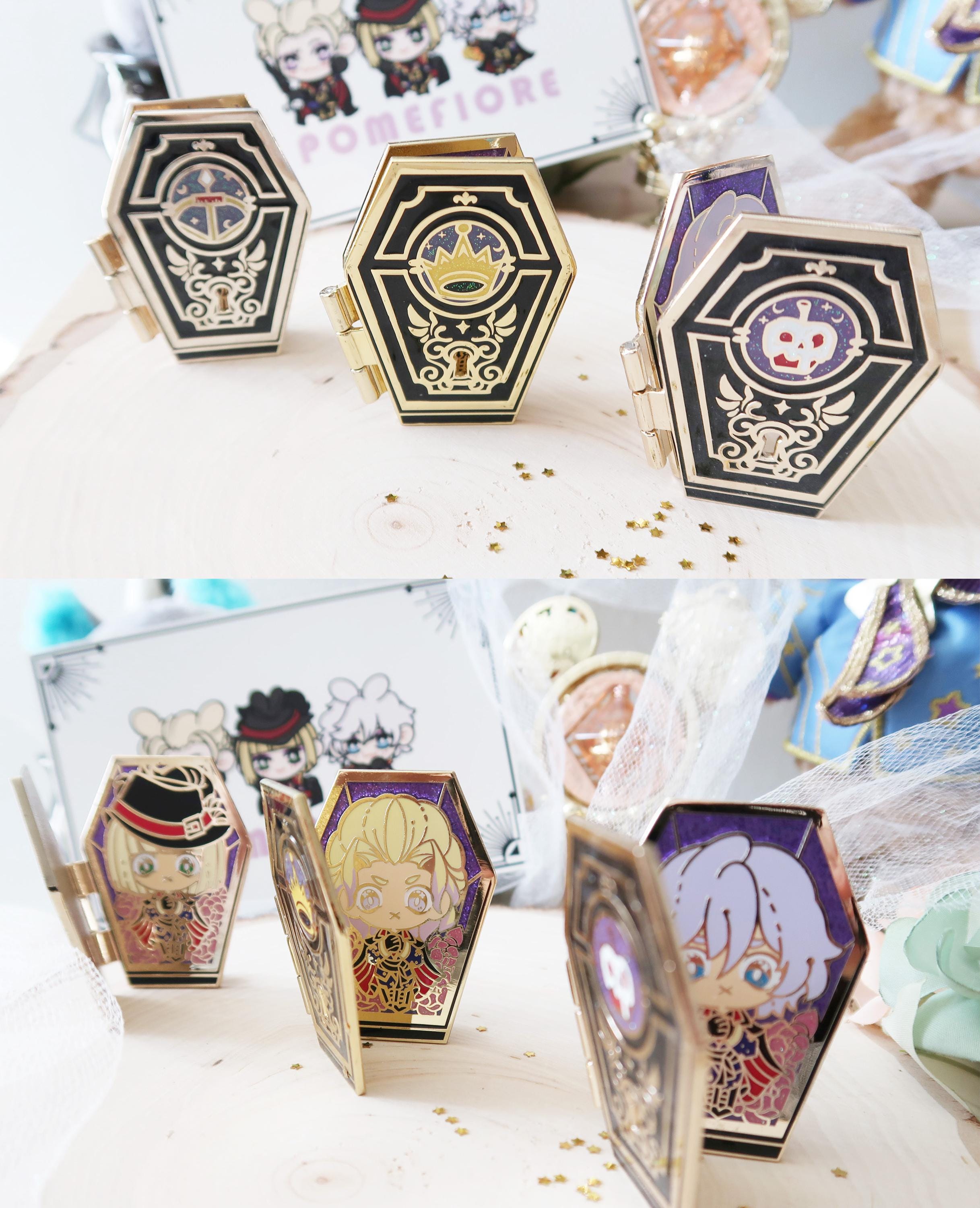 TWST: Coffin Style Hinged Enamel Pins - Etsy
