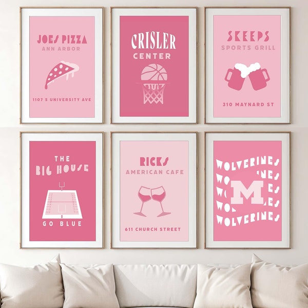 Michigan Poster - Etsy